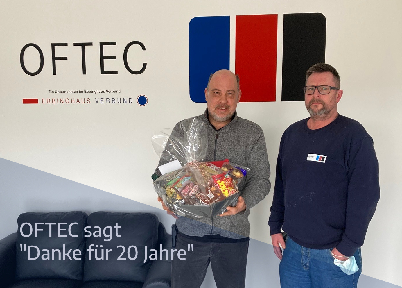 20 Jahre OFTEC - Gratulation Herr Hebding! - Ebbinghaus Verbund